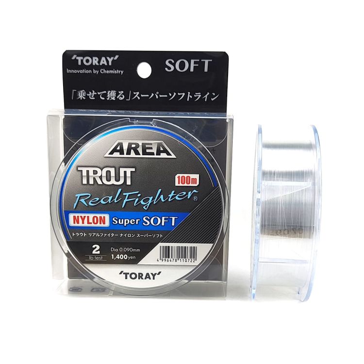Купить Монофильная леска Toray Trout Real Fighter Nylon Super Soft 100m в Алматы в рыболовном ...